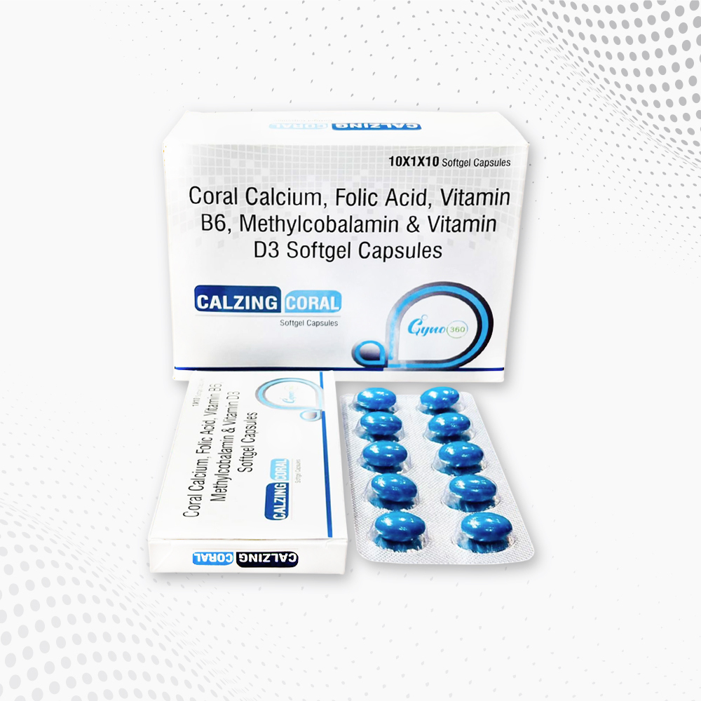 CALZING™ CORAL Softgel Capsules - Gyno360